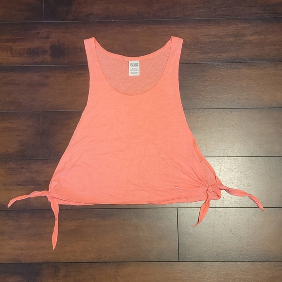 PINK Victoria's Secret | Tops | Victorias Secret Pink Open Side Tank ...